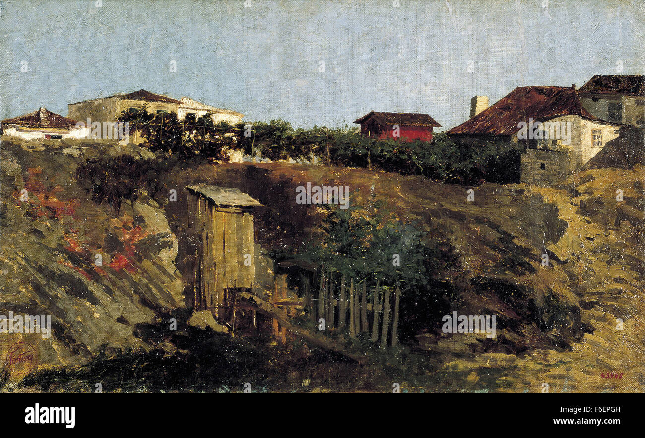 Marià Fortuny - Portici Landscape Stock Photo - Alamy
