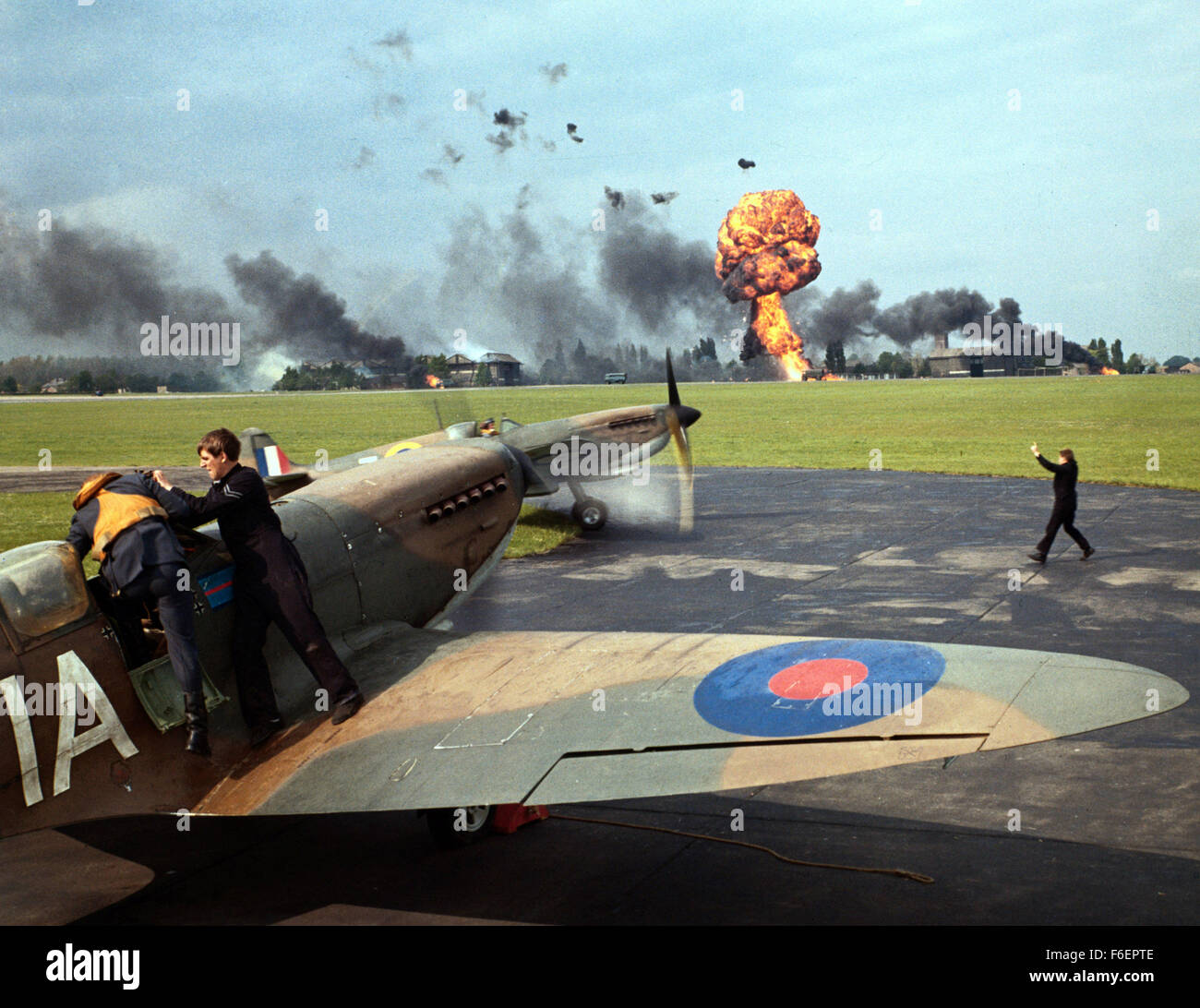 Sep 15, 1969; Middlesex, England, UK; Scene from the war, action, drama ...