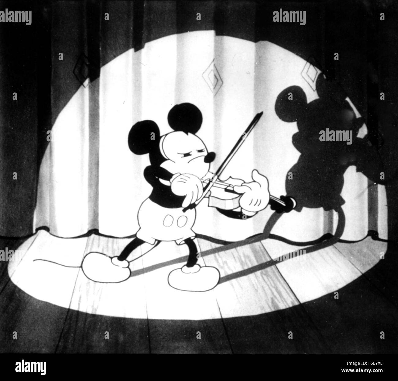 Film movie mickey mouse Black and White Stock Photos & Images - Alamy