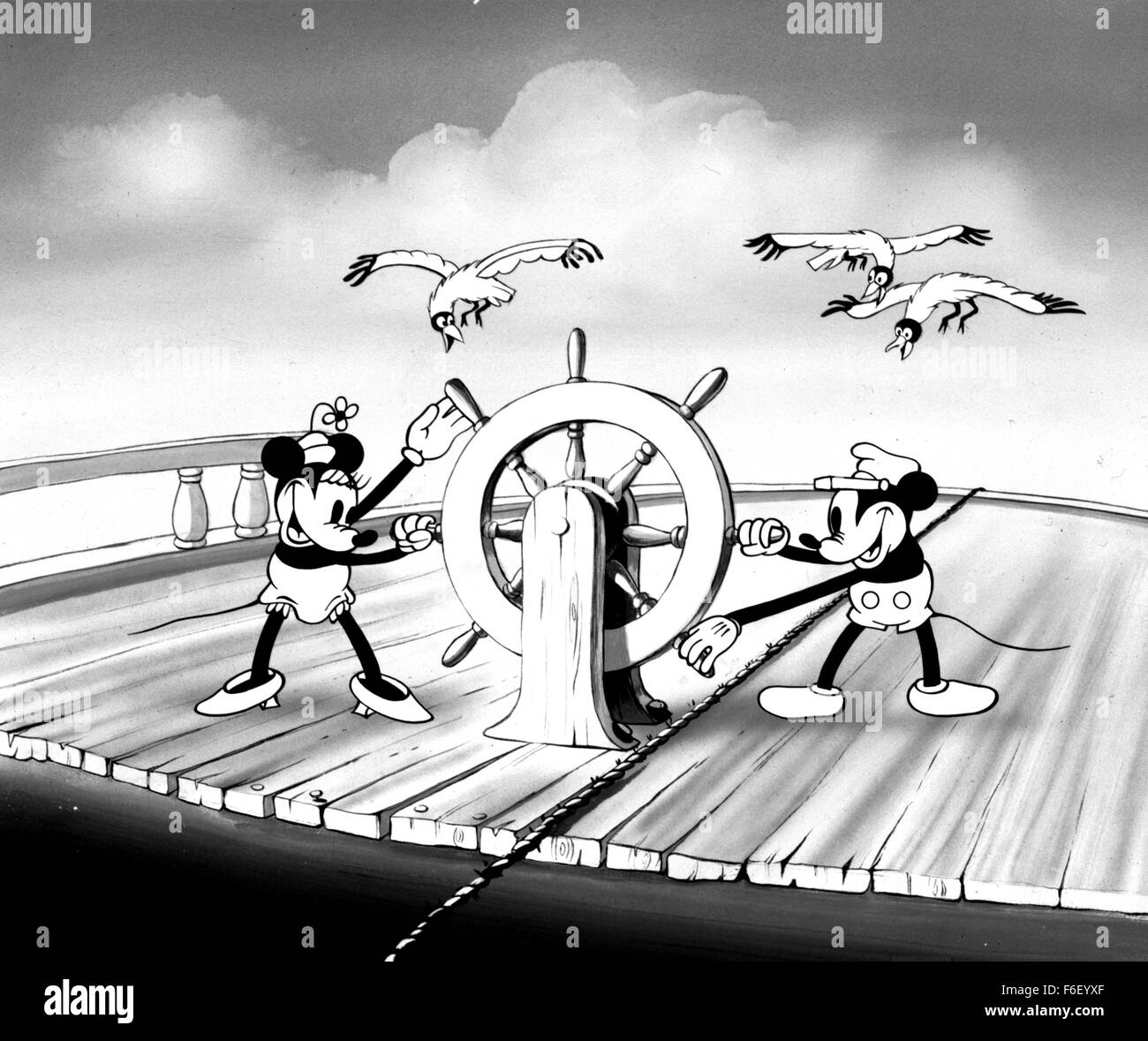 Film movie mickey mouse Black and White Stock Photos & Images - Alamy