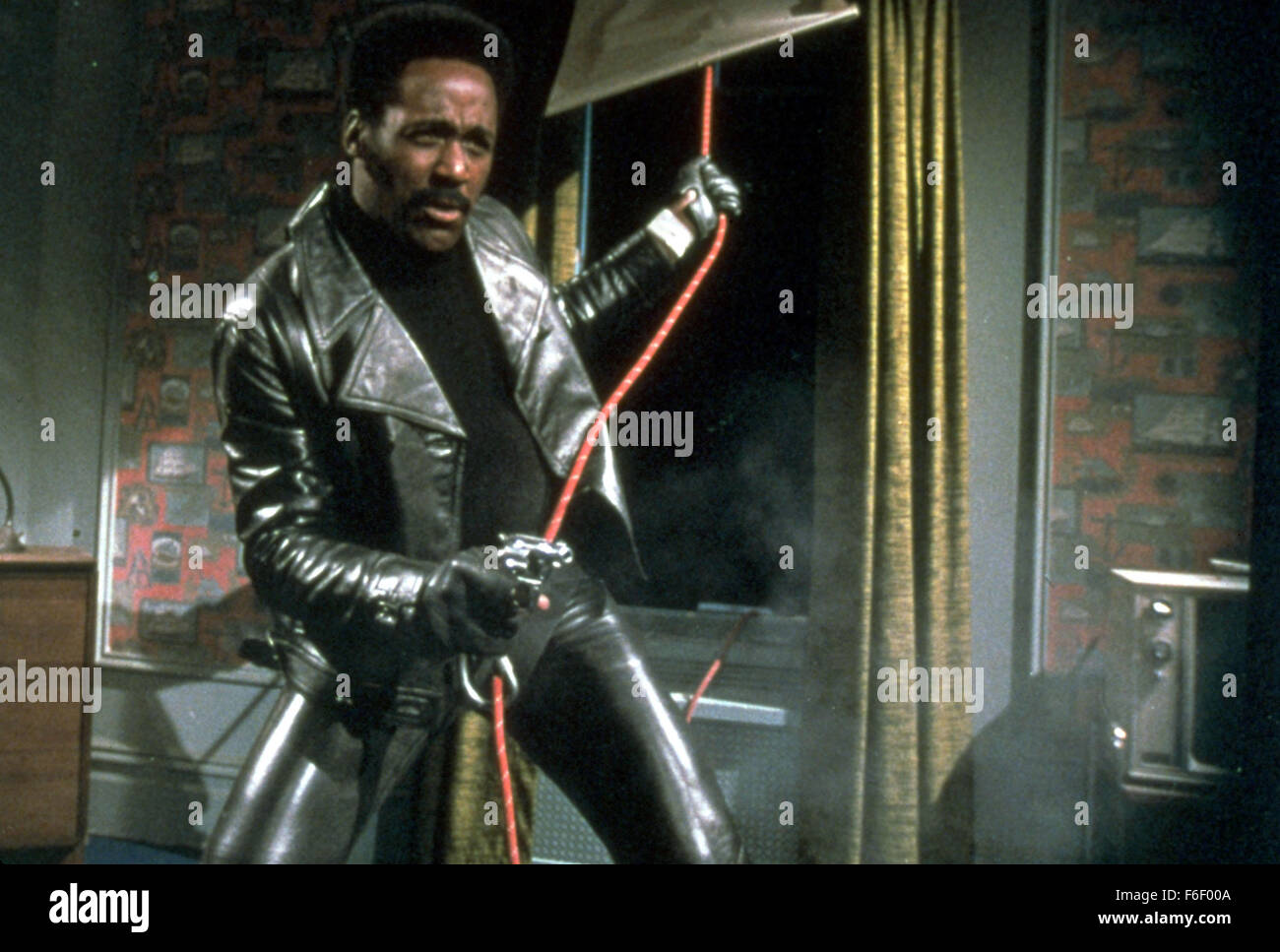 Apr 02, 1971; New York, NY, USA; RICHARD ROUNDTREE stars as John Shaft ...
