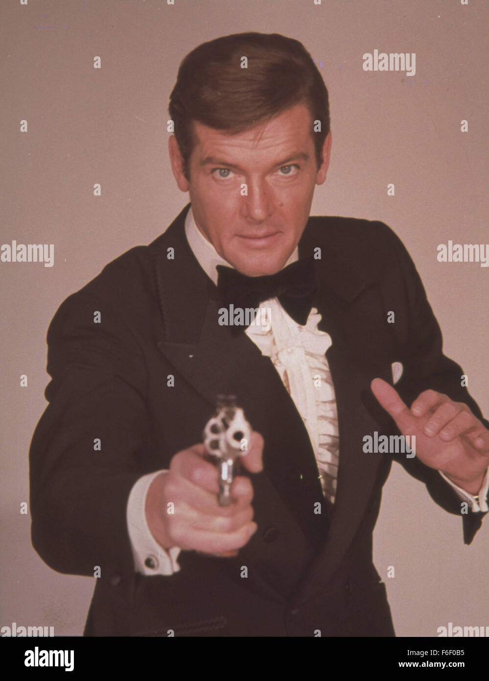 Jun 27, 1973; New York, NY, USA; Actor ROGER MOORE stars as James Bond ...
