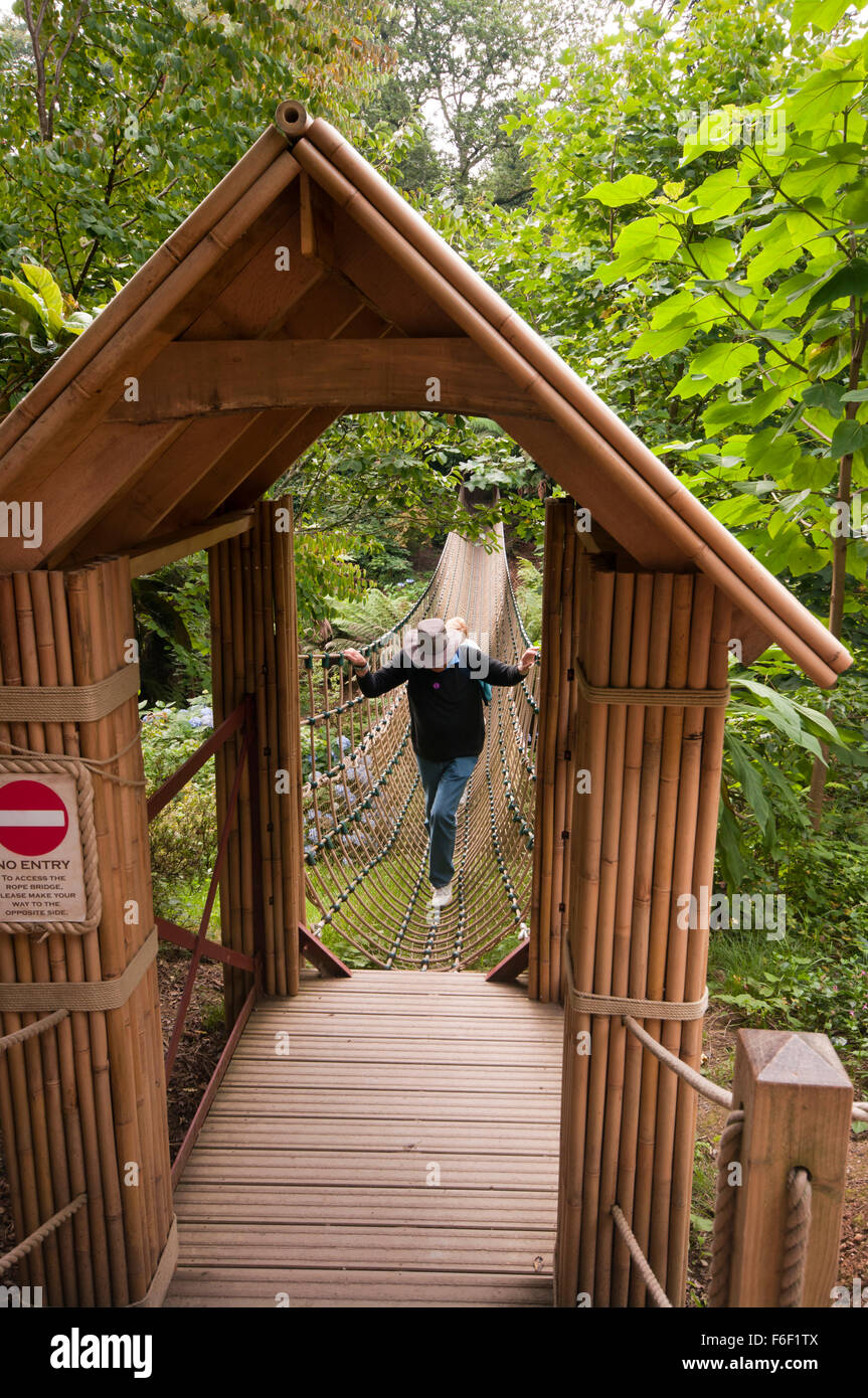 Rope Bridge Lost Gardens Of Heligan at Lauren Fosbery blog