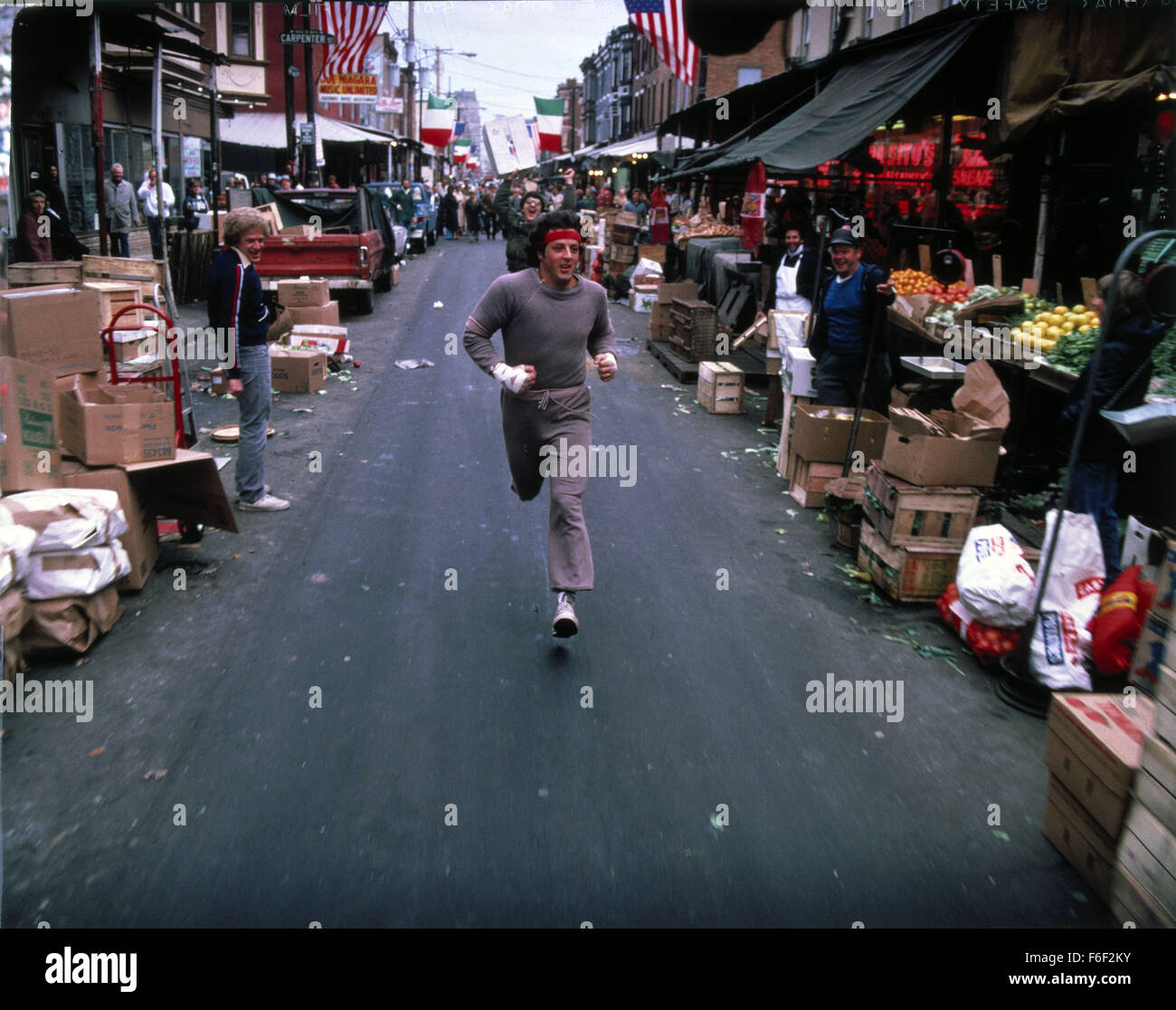 Jun 15, 1979; Philadelphia, PA, USA; SYLVESTER STALLONE as Rocky Balboa ...