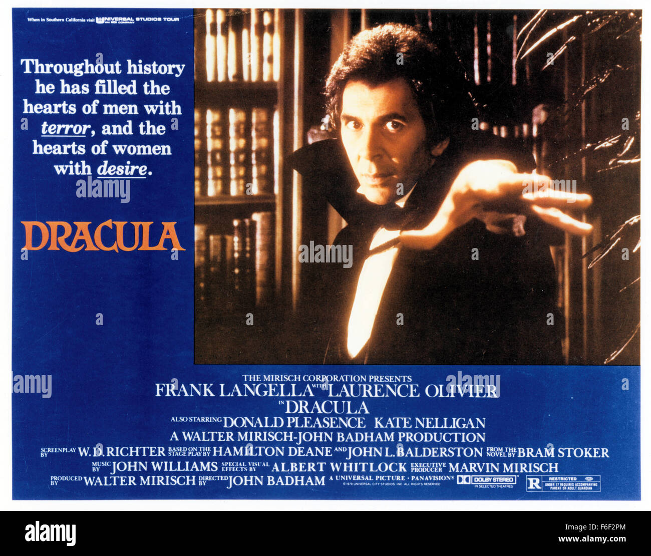 RELEASE DATE: July 20, 1979. MOVIE TITLE: Dracula. STUDIO: Universal ...