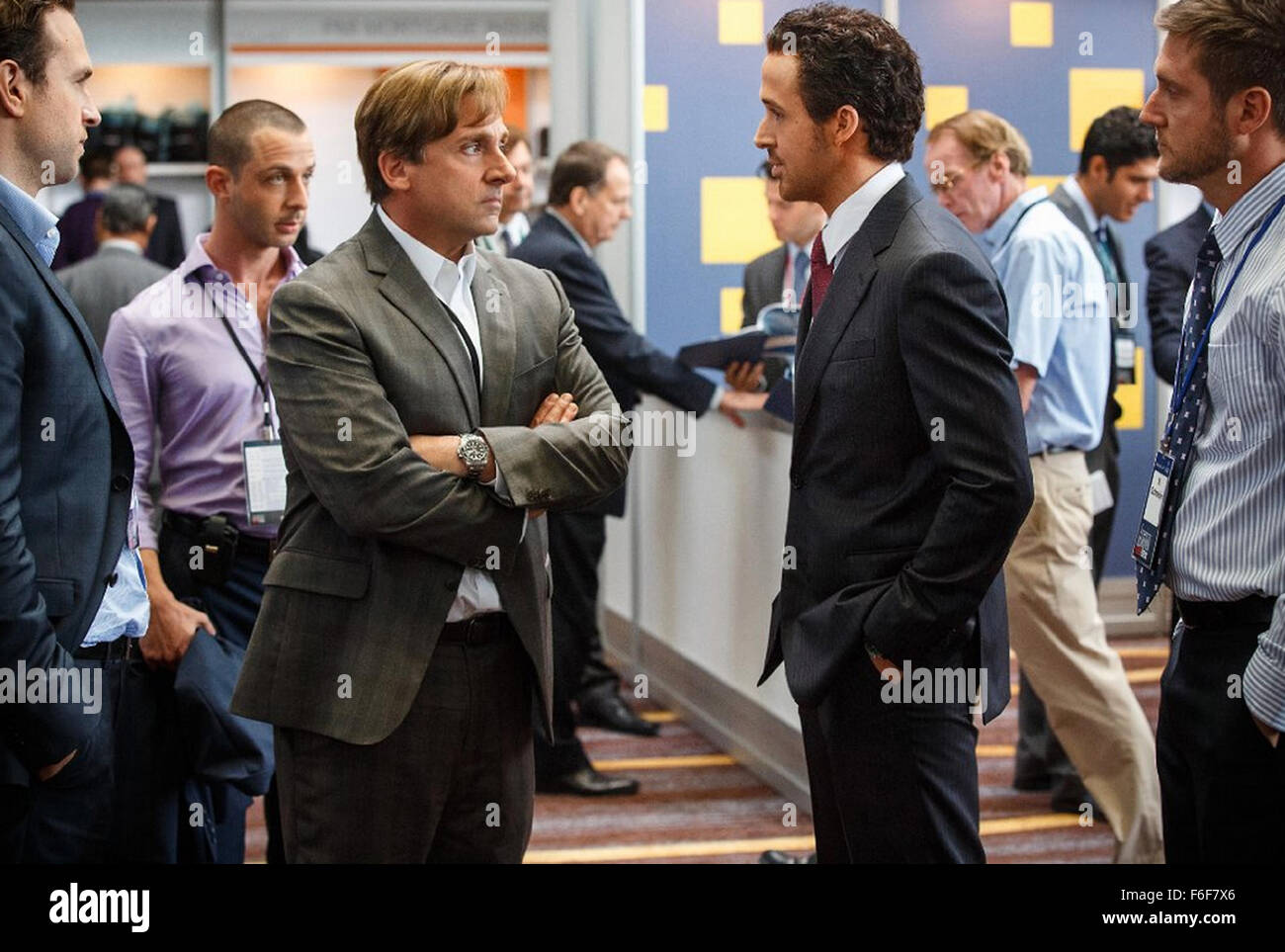 THE BIG SHORT 2015 Paramount Pictures film with Ryan Gosling at left ...