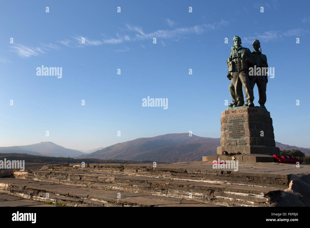 Spean Bridge, Scotland. Picturesque view of the Second World War (WWII ...