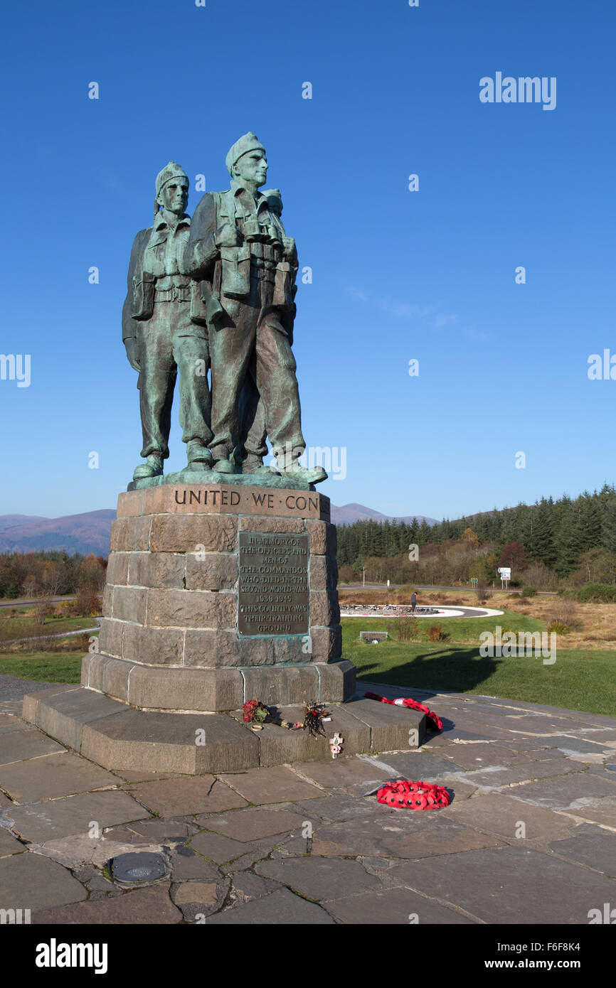 Spean Bridge, Scotland. Picturesque view of the Second World War (WWII ...