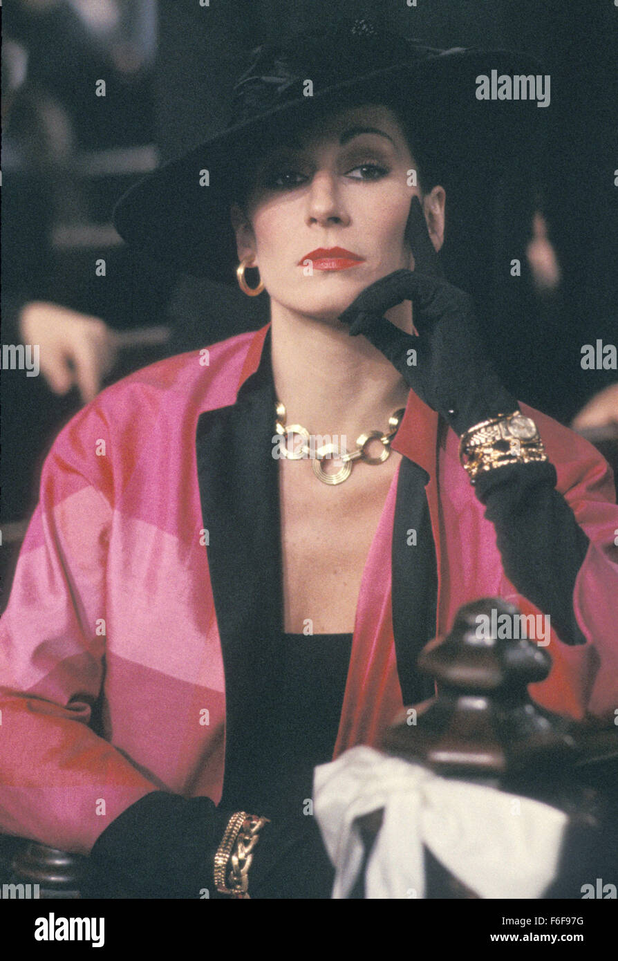 Jun 13, 1985; New York, NY, USA; Actress ANJELICA HUSTON as Maerose ...