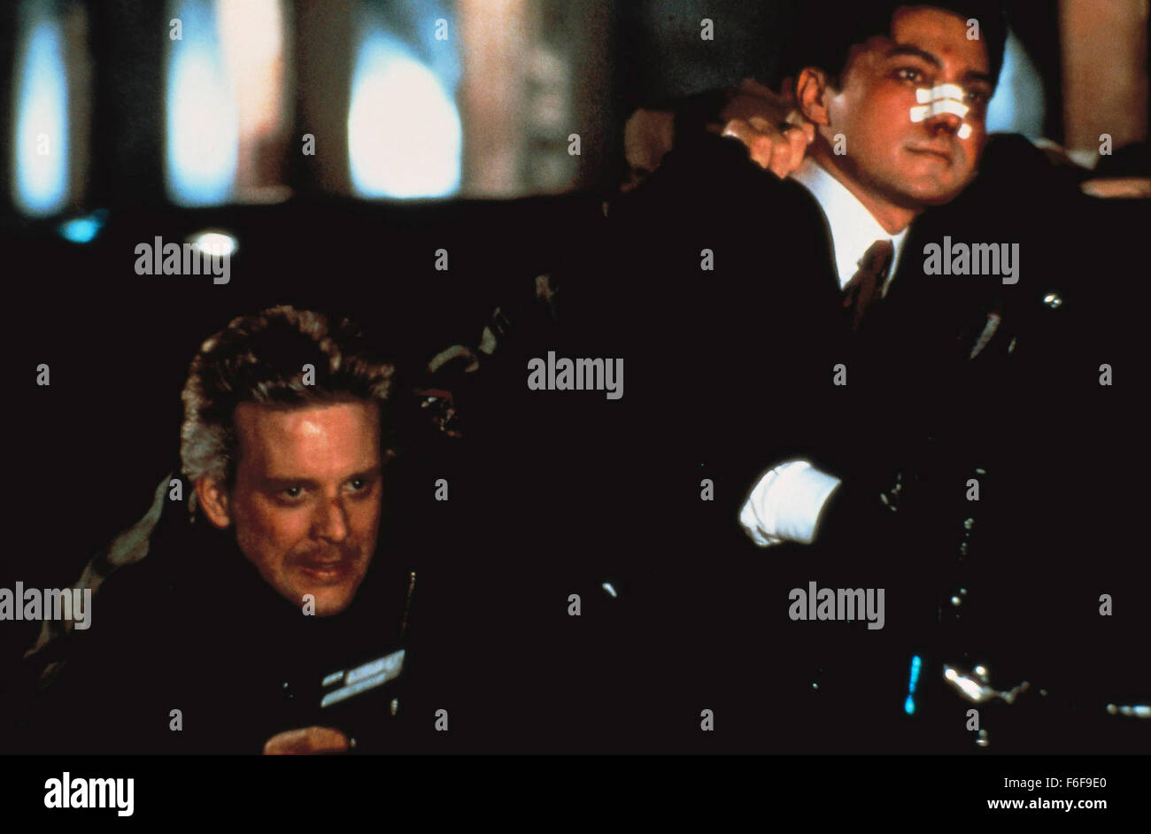 Aug 15, 1985; New York, NY, USA; Actor MICKEY ROURKE (L) as Stanley ...