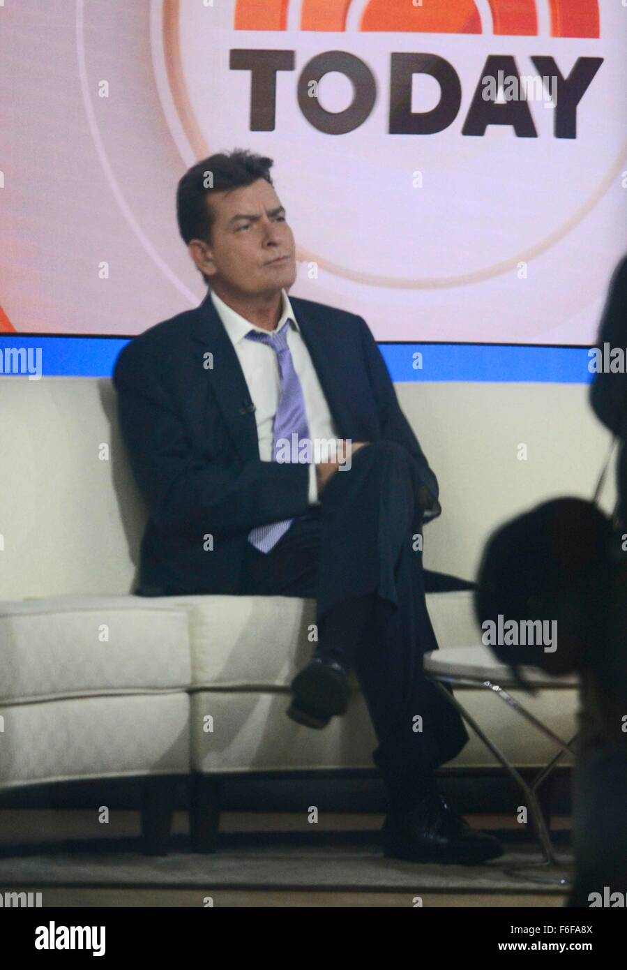 New York, NY, USA. 17th Nov, 2015. Charlie Sheen in attendance for ...