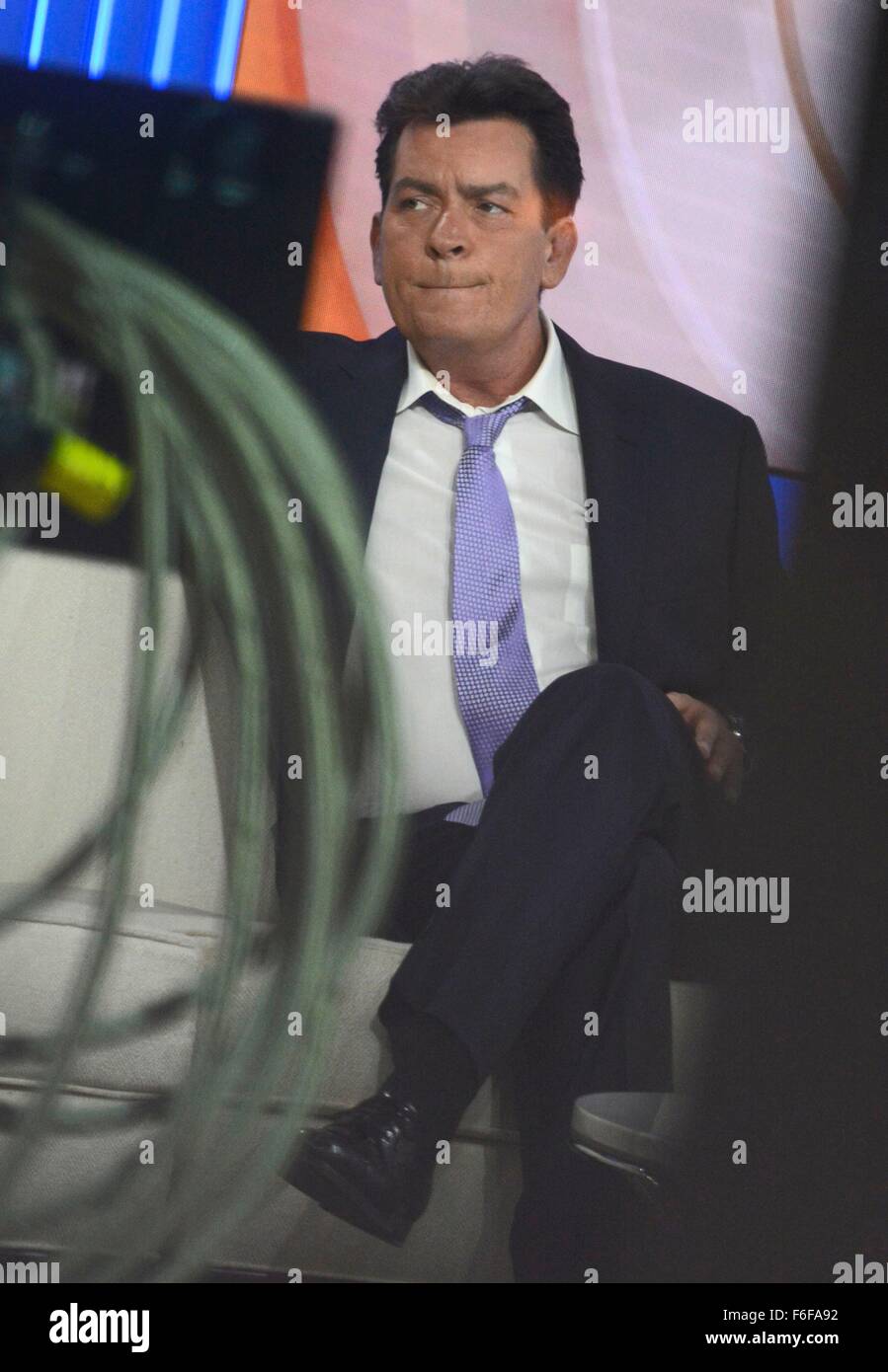 New York, NY, USA. 17th Nov, 2015. Charlie Sheen in attendance for ...