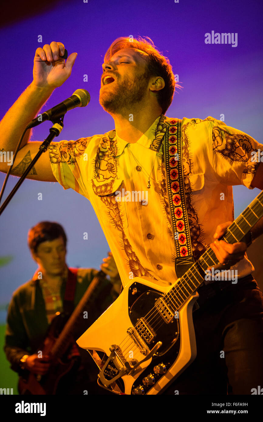 Milan, Italy. 16th Nov 2015. The American rock band THE ARCS a side ...