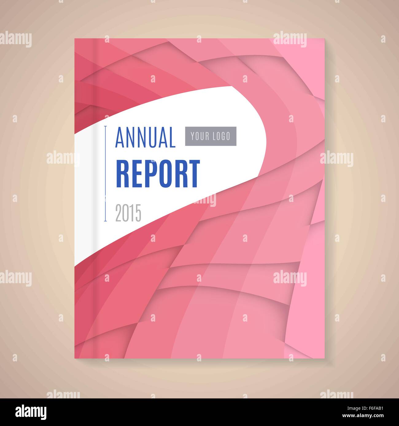 Annual Report Cover vector illustration Stock Vector Image & Art - Alamy