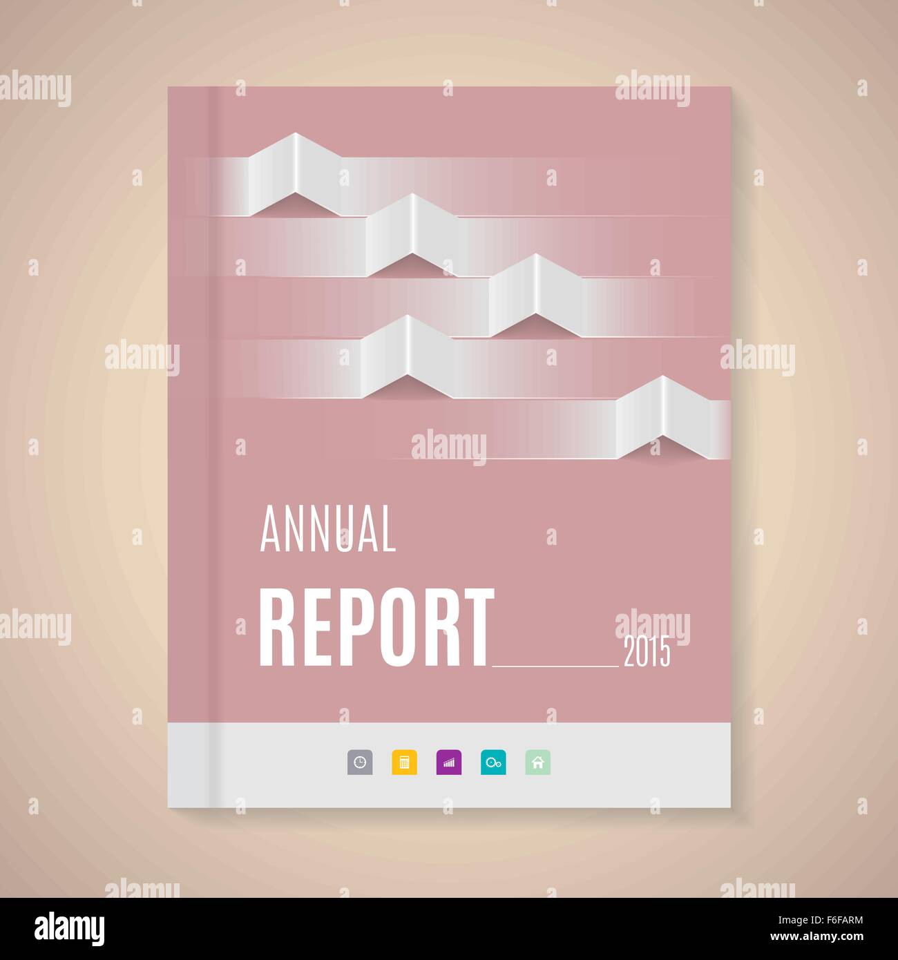 Annual Report Cover vector illustration Stock Vector Image & Art - Alamy