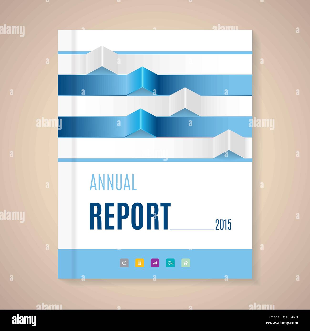 Annual Report Cover vector illustration Stock Vector Image & Art - Alamy