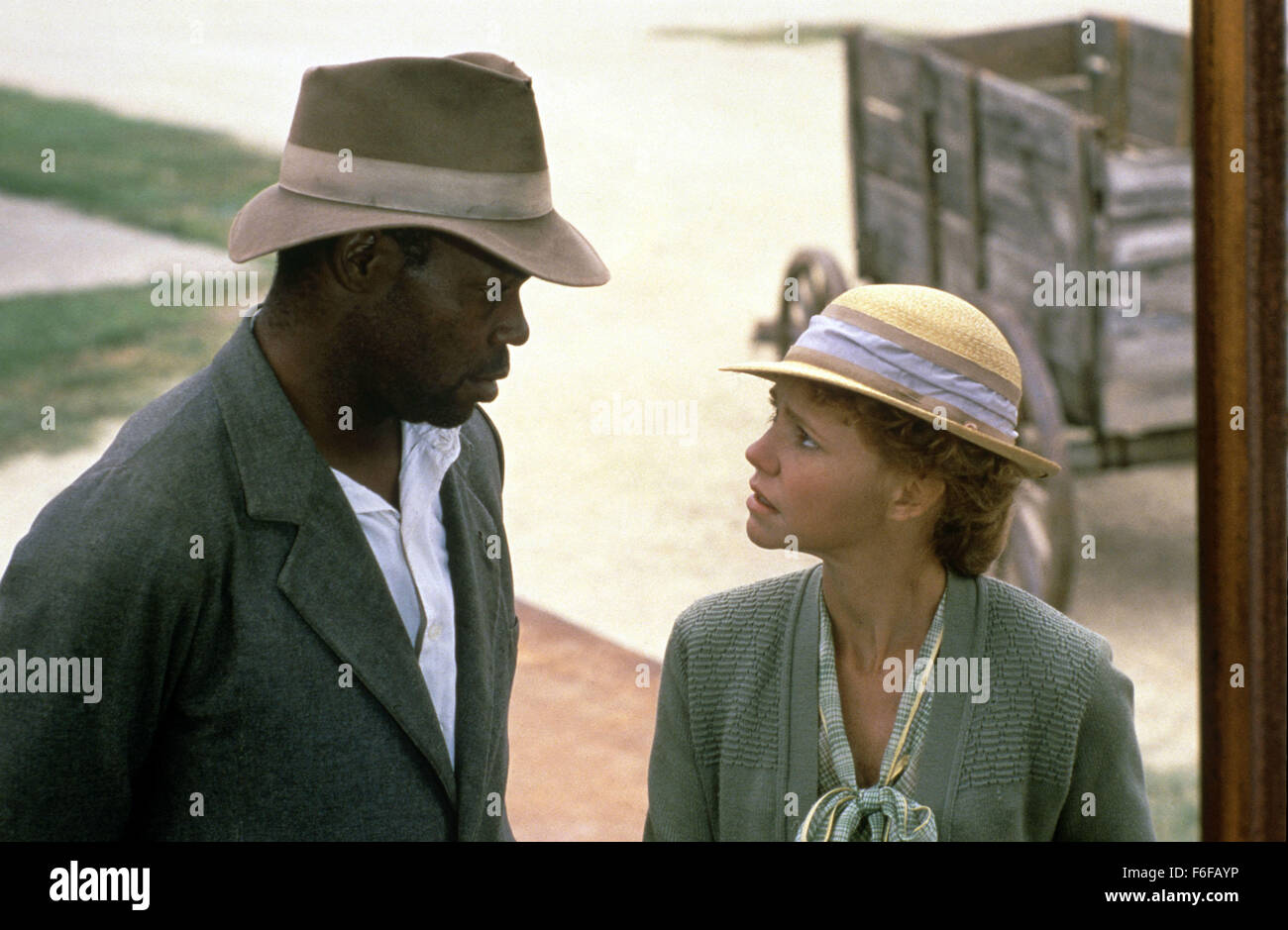 Sep 11, 1984; Hollywood, CA, USA; SALLY FIELD and DANNY GLOVER star as ...
