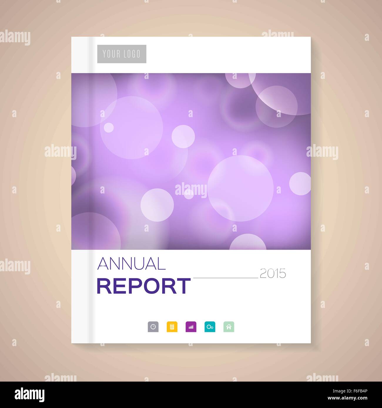 Annual Report Cover vector illustration Stock Vector Image & Art - Alamy