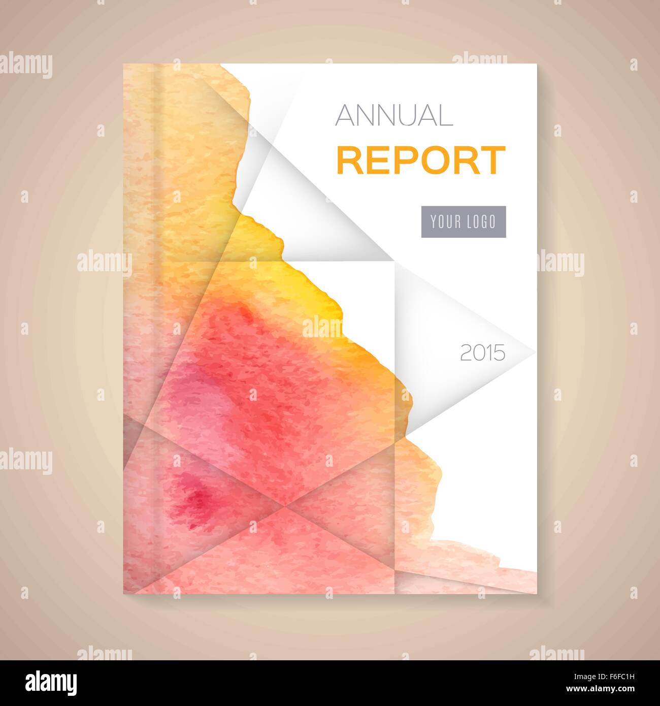 Annual Report Cover vector illustration Stock Vector Image & Art - Alamy