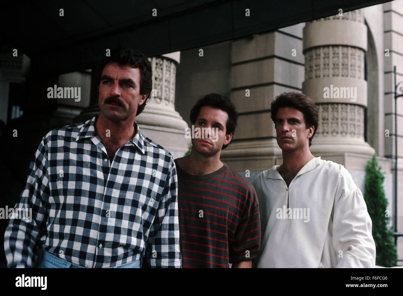 Nov 25, 1987; New York, NY, USA; TOM SELLECK, STEVE GUTTENBERG and TED ...