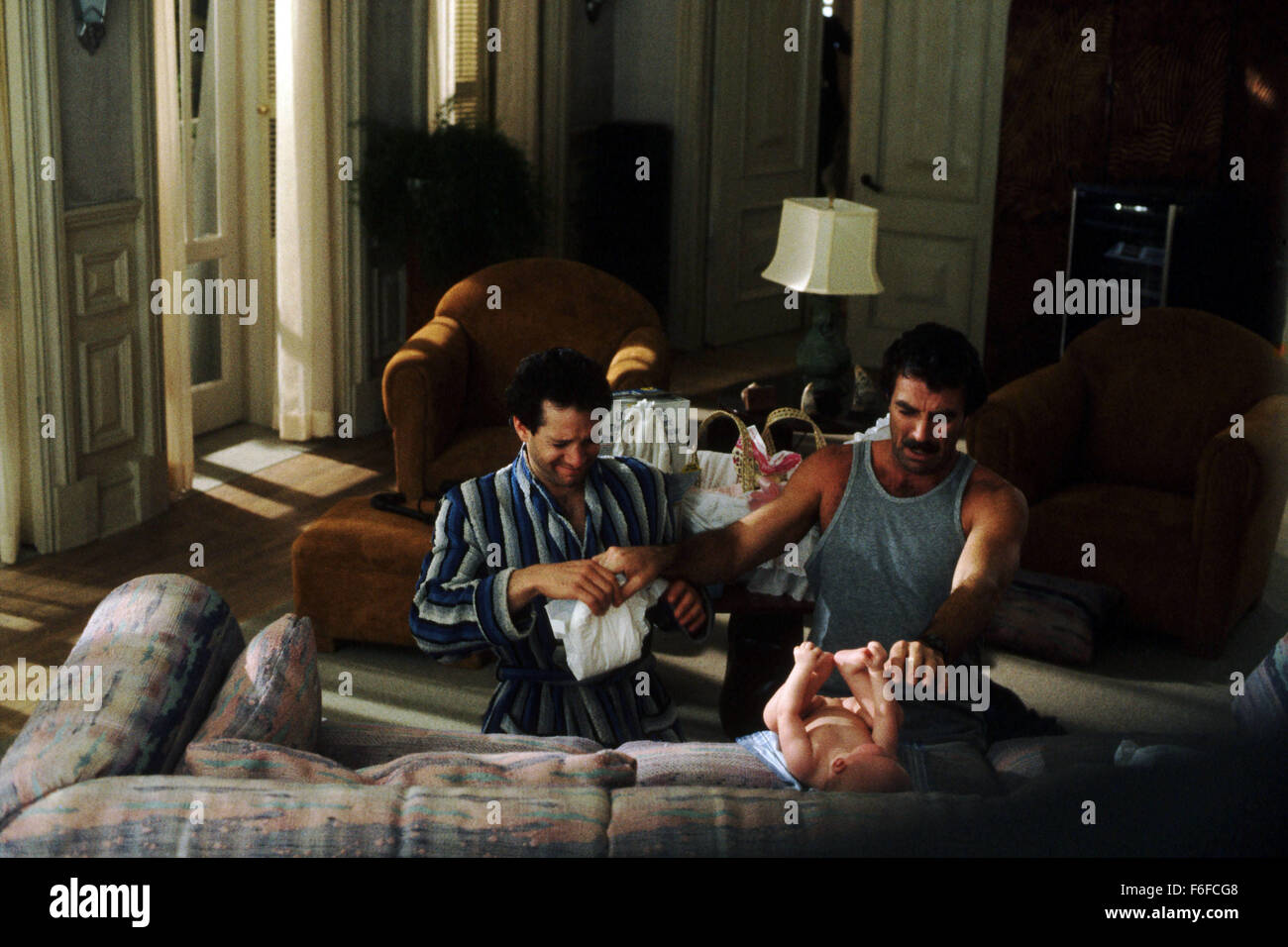 Nov 25, 1987; New York, NY, USA; STEVE GUTTENBERG and TOM SELLECK star ...