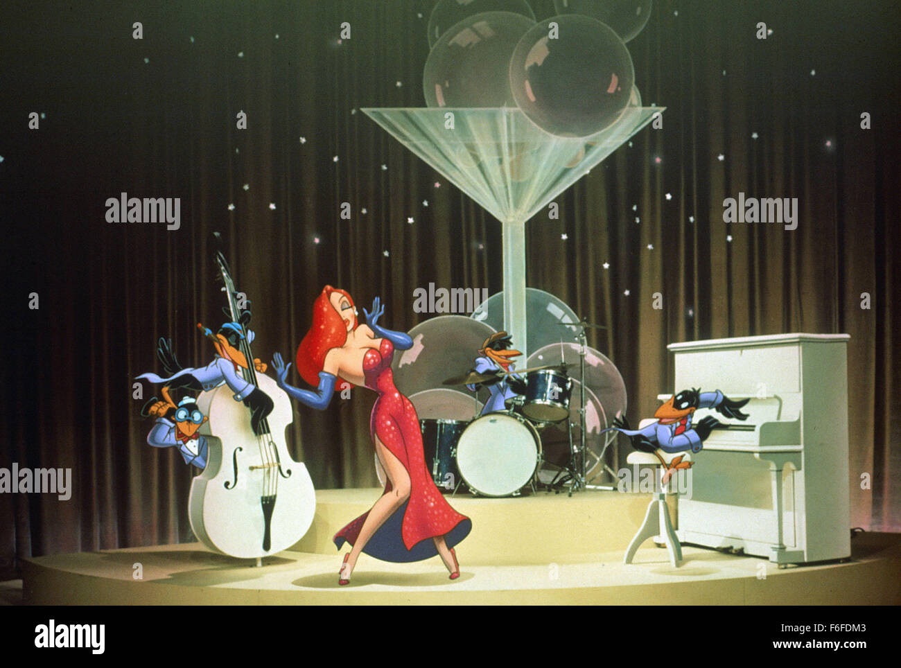 Jun 24, 1988; Los Angeles, CA, USA; A scene from 'Who Framed Roger ...