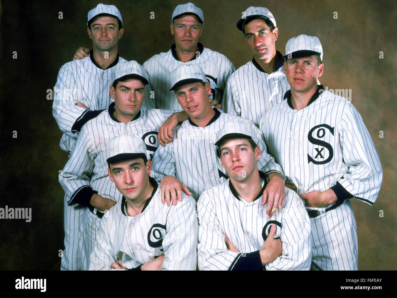 Sep 02, 1988; Chicago, IL, USA; CHARLIE SHEEN (middle row left) as ...