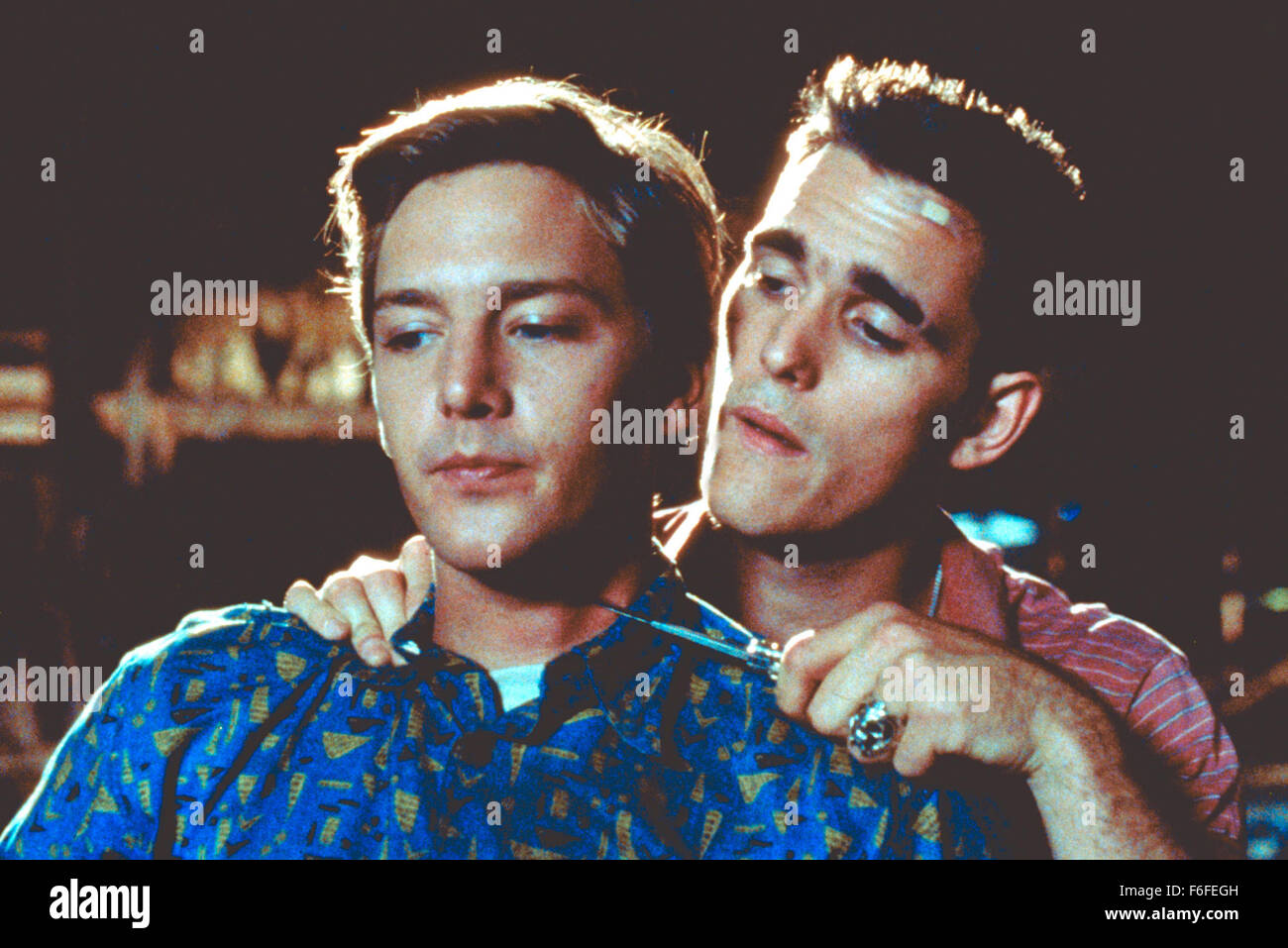 Sep 23, 1988; Valley Falls, KS, USA; Actor MATT DILLON (right) stars as ...