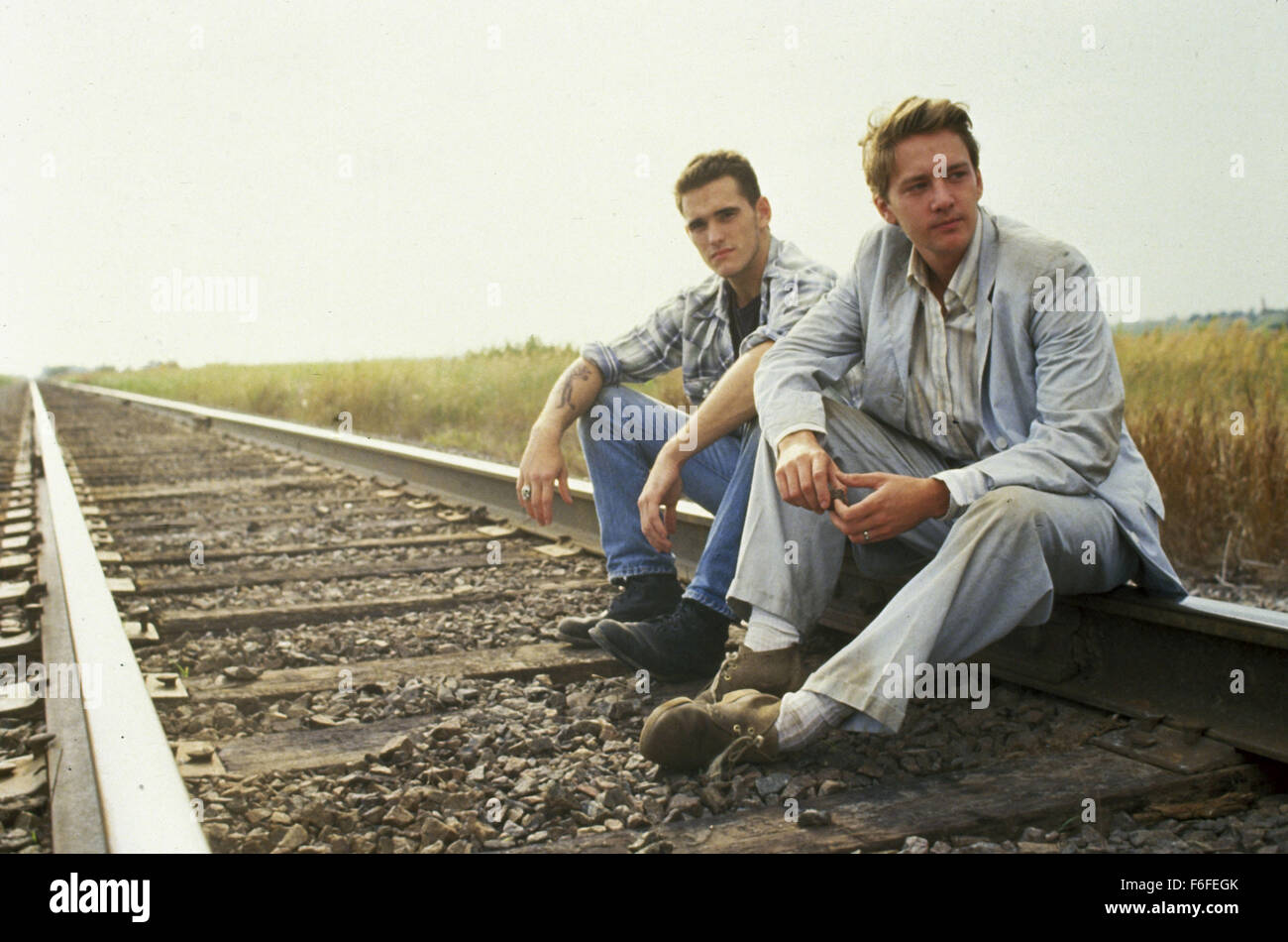 Sep 23, 1988; Valley Falls, KS, USA; Actor MATT DILLON (left) stars as ...