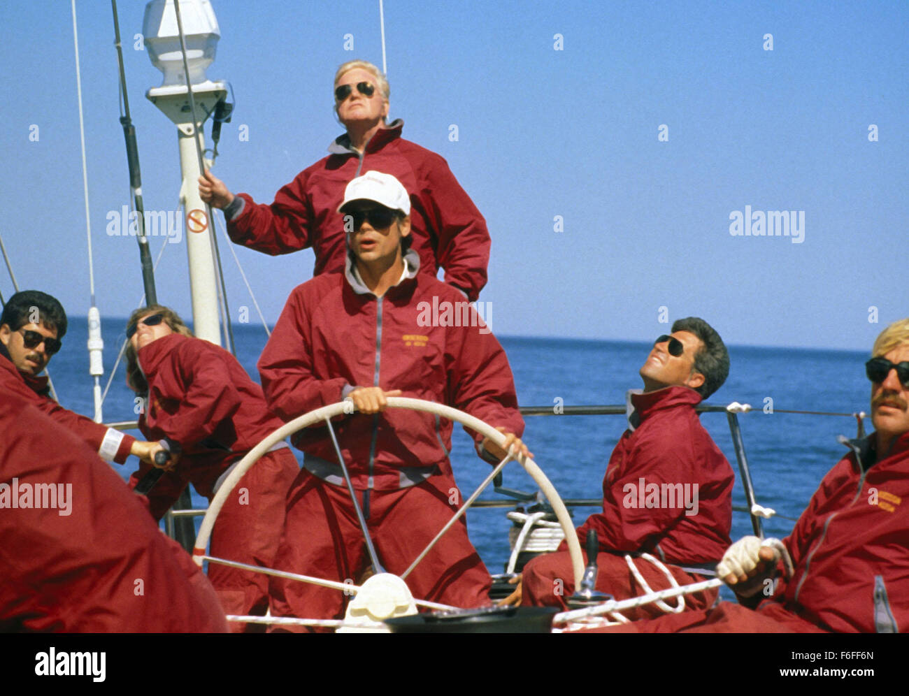 Mar 11, 1988; Los Angeles, CA, USA; Actor ROB LOWE (at wheel) stars as ...