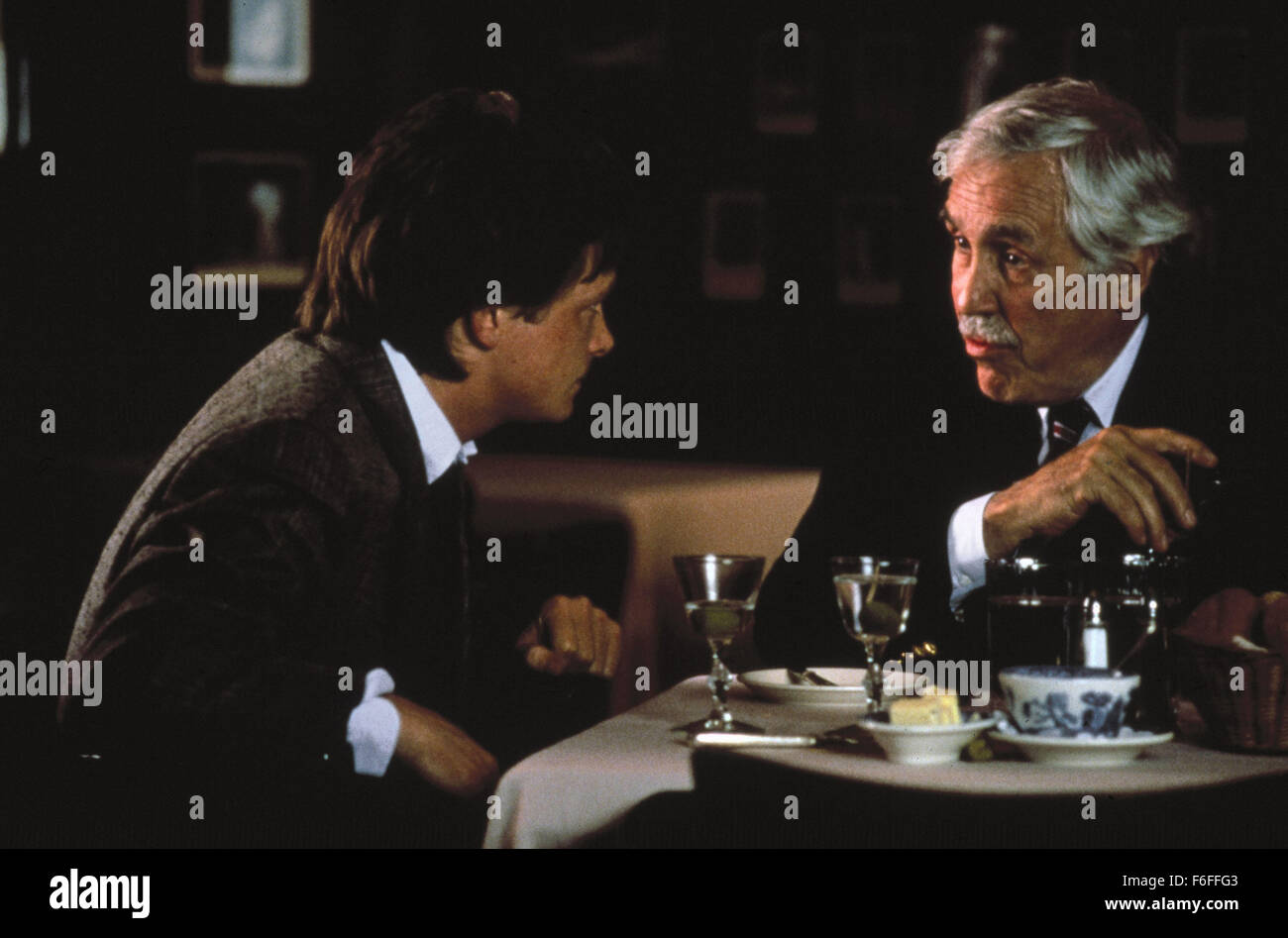 Apr 01, 1988; New York, NY, USA; Actor MICHAEL J. FOX (right) stars as ...