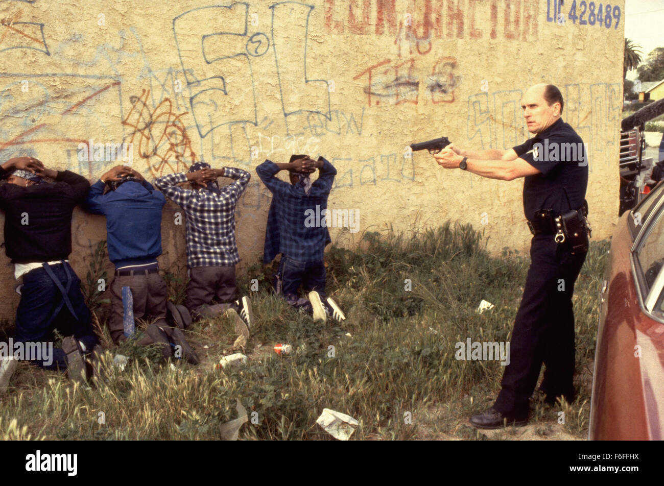Apr 15, 1988; Los Angeles, CA, USA; Actor ROBERT DUVALL (right) as ...