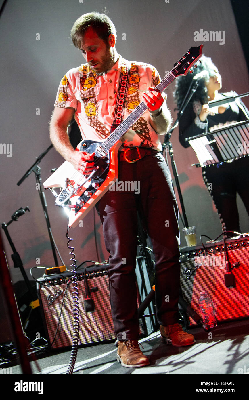 Milan, Italy. 16th Nov 2015. The American rock band THE ARCS a side ...