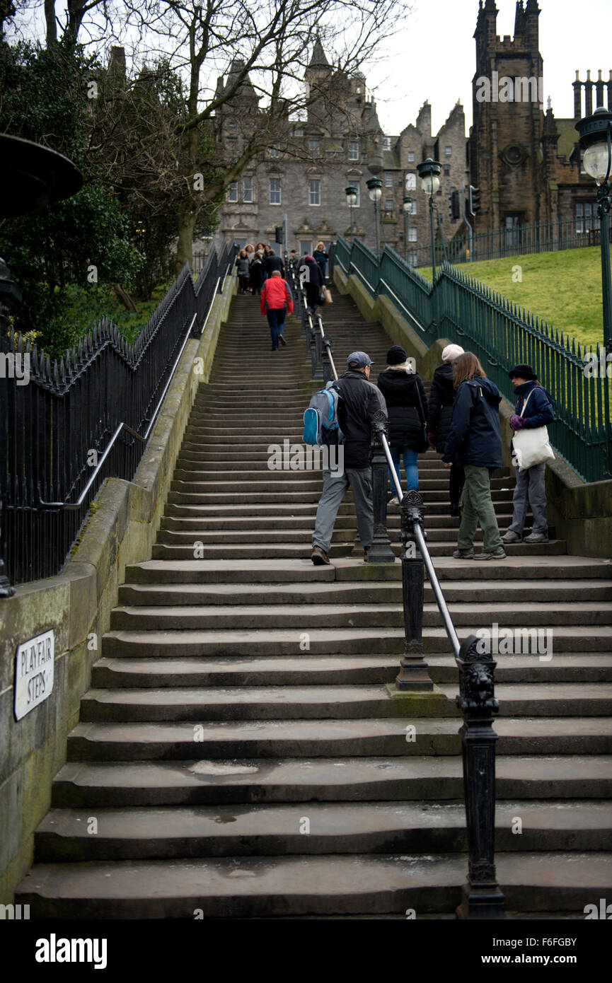 Playfair steps edinburgh hi-res stock photography and images - Alamy