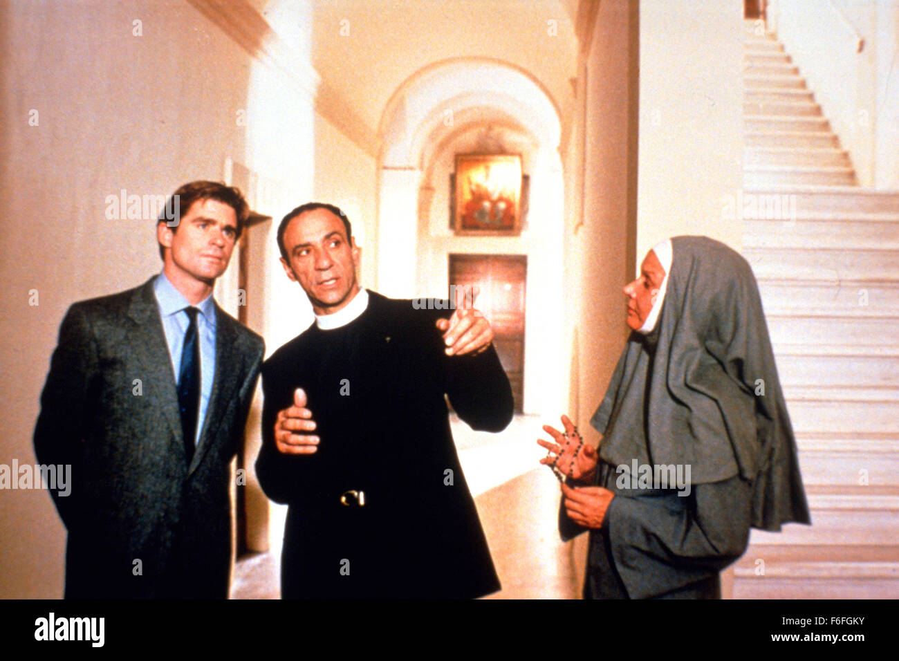 May 05, 1989; Rome, Italy; Actors TREAT WILLIAMS as Mark Hendrix and F ...