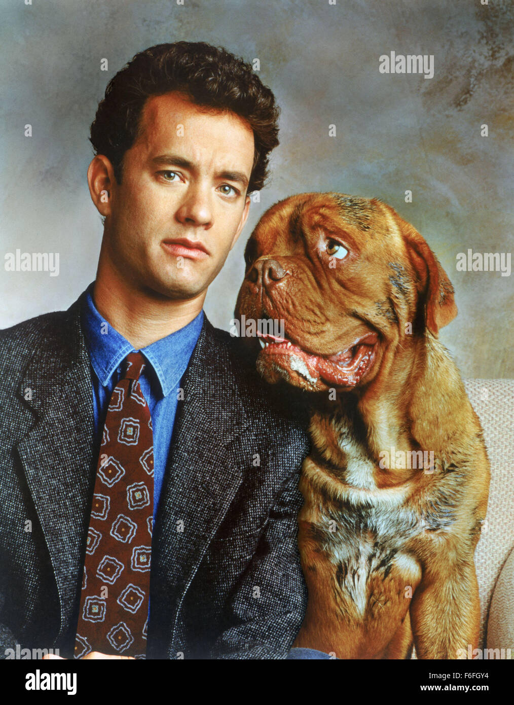 Jul 18, 1989; Los Angeles, CA, USA;Actor TOM HANKS stars as Det Scott Turner and Beasly the Dog ...