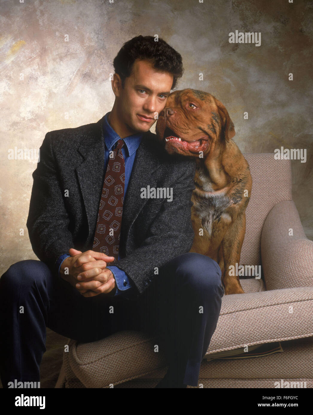 Jul 18, 1989; Los Angeles, CA, USA;Actor TOM HANKS stars as Det Scott Turner and Beasly the Dog ...