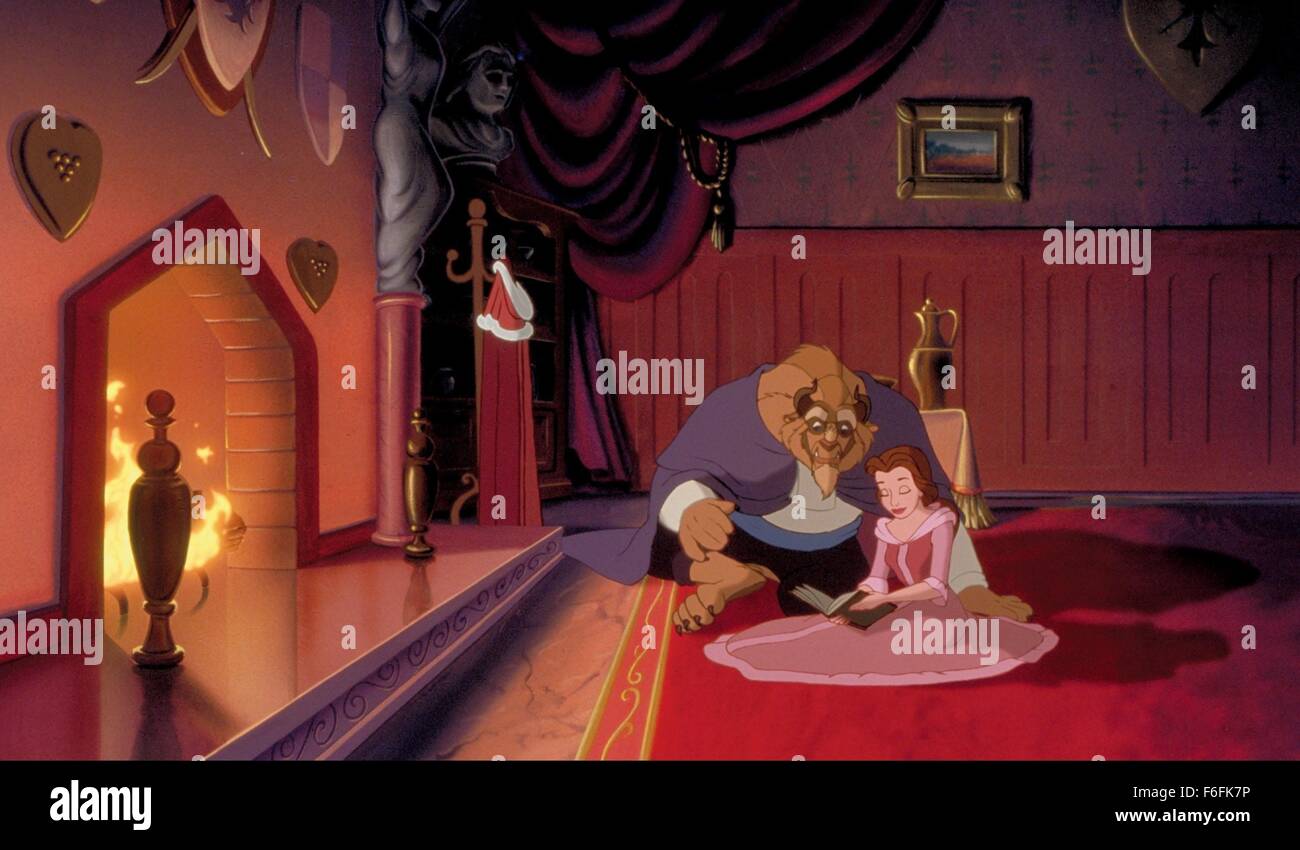 Belle Reading To The Beast