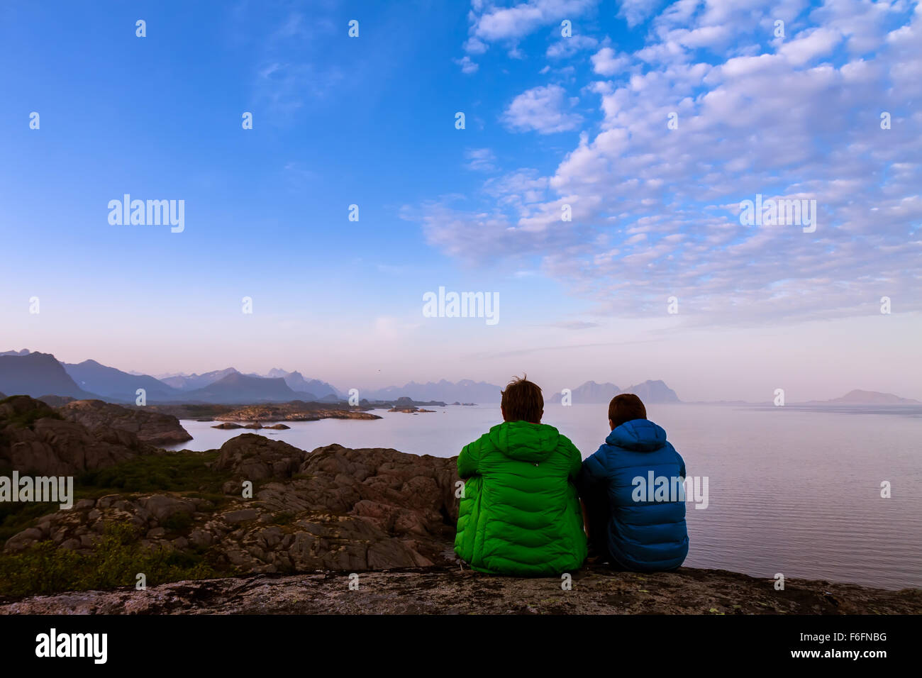 Two friends sitting together hi-res stock photography and images - Alamy