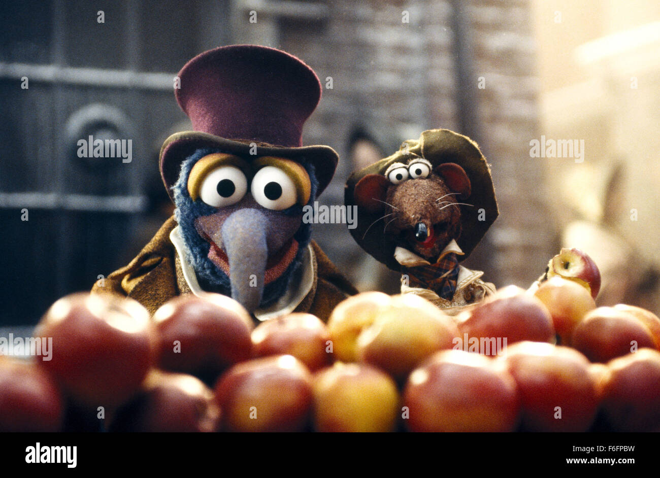 Jul 12, 1992; Shepperton, UK; A scene from 'The Muppet Christmas Carol ...