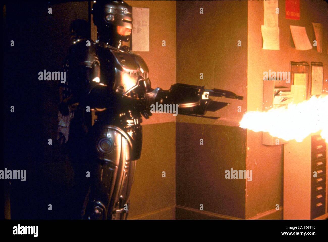 Jun 04, 1993; Hollywood, CA, USA; ROBERT JOHN BURKE as Robocop in the ...