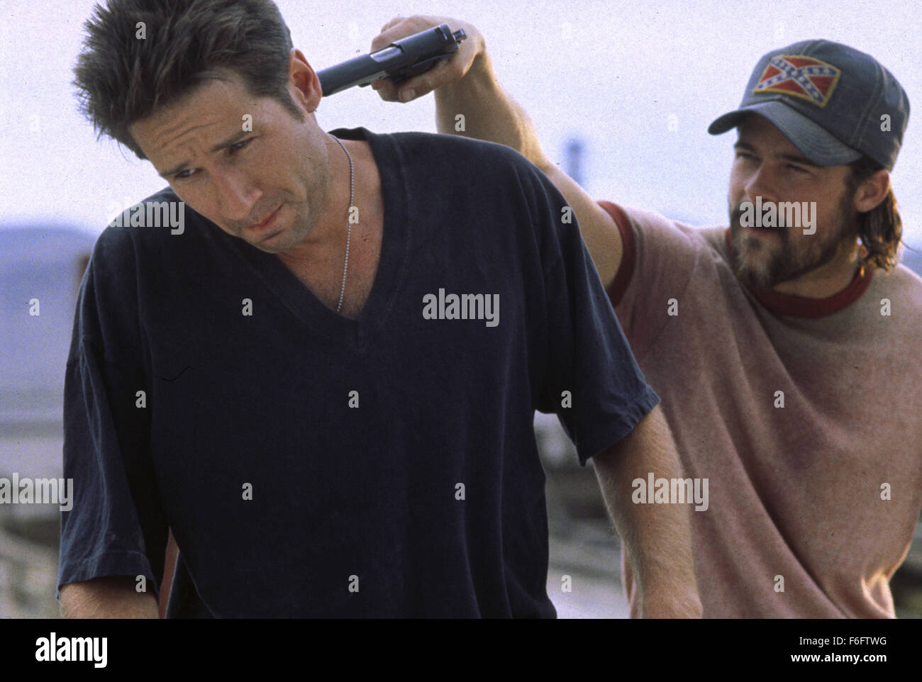 Sep 03, 1993; Mojave Desert, CA, USA; Actor BRAD PITT (right) stars as ...
