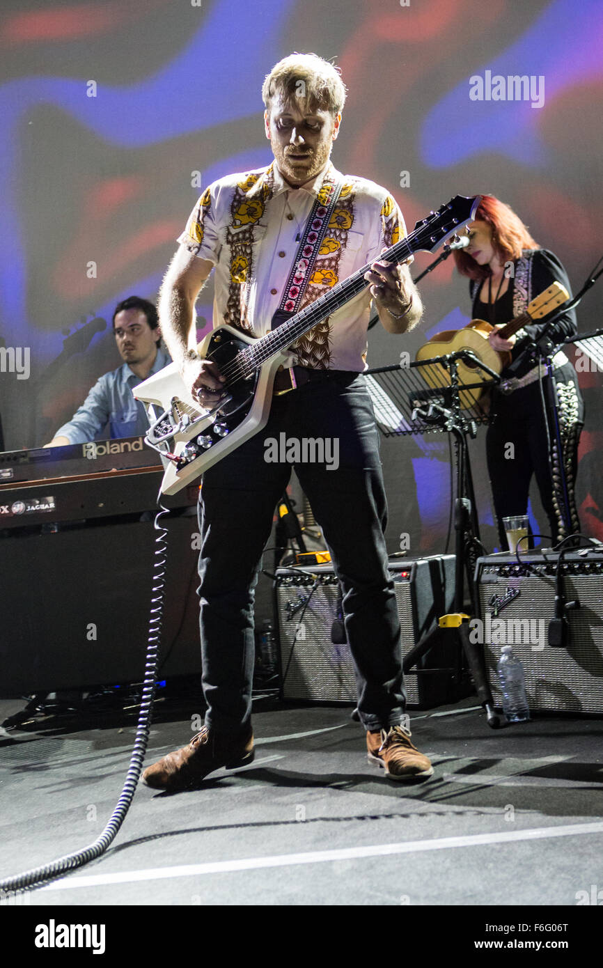Milan, Italy. 16th Nov 2015. The American rock band THE ARCS a side ...