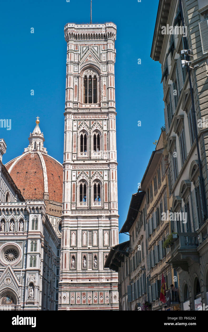 Giotto’s Campanile, Bell tower,the Duomo, Florence, Italy Stock Photo ...