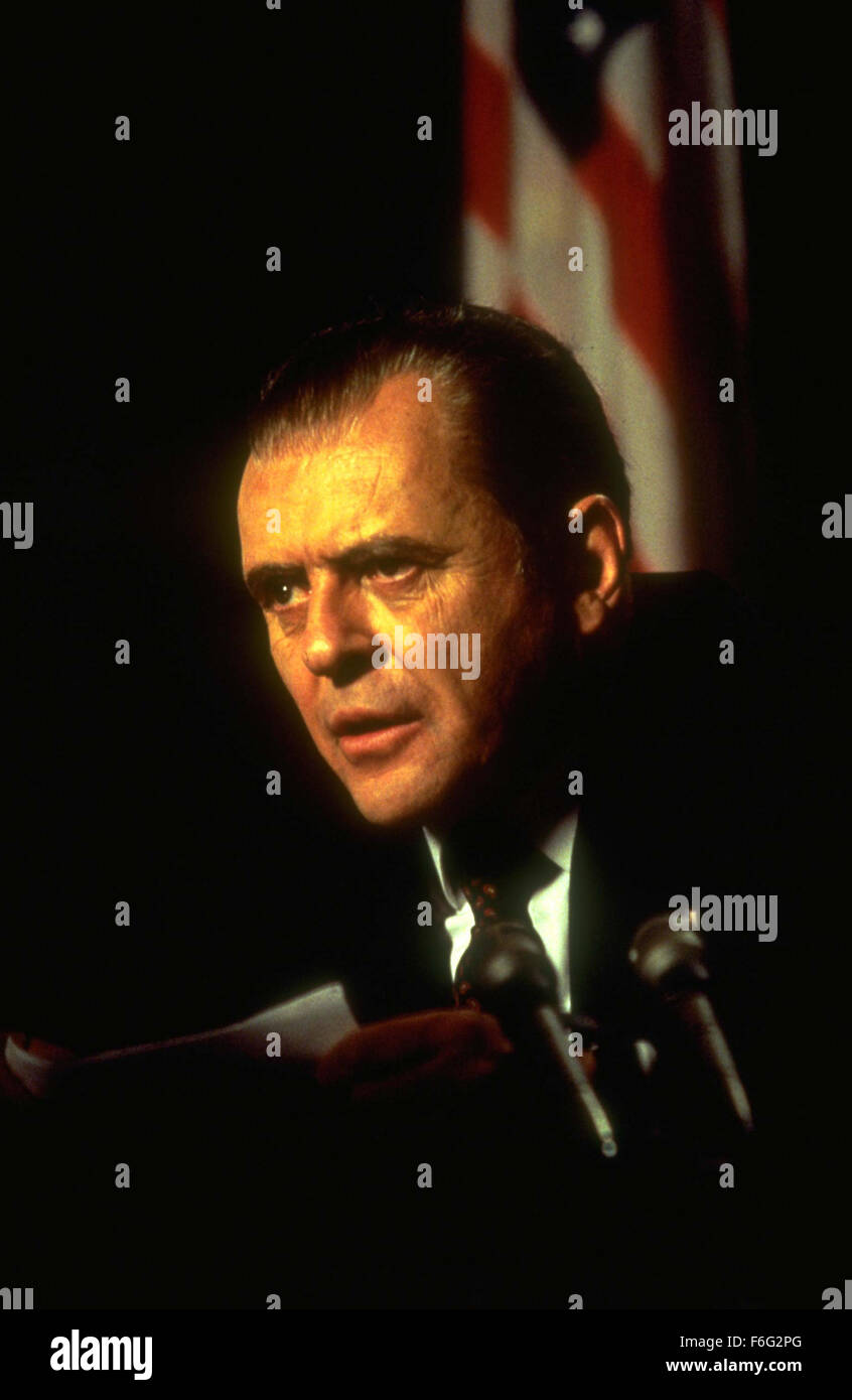 Dec 20, 1995; Los Angeles, CA, USA; Actor ANTHONY HOPKINS as Richard ...
