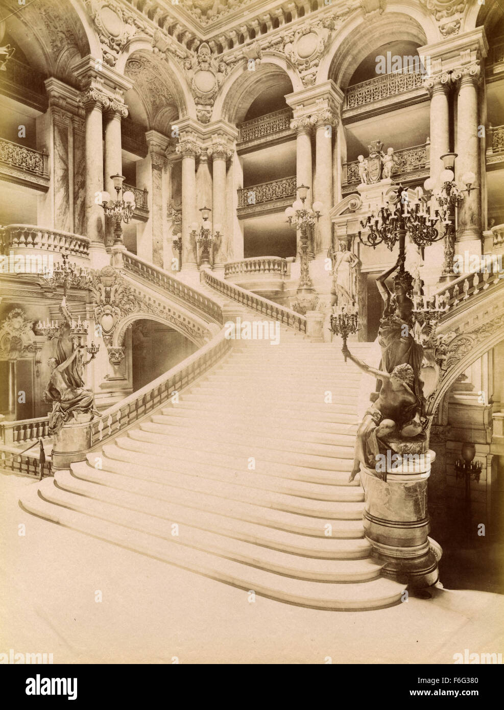 The large scale of the Opera, Paris, France Stock Photo - Alamy