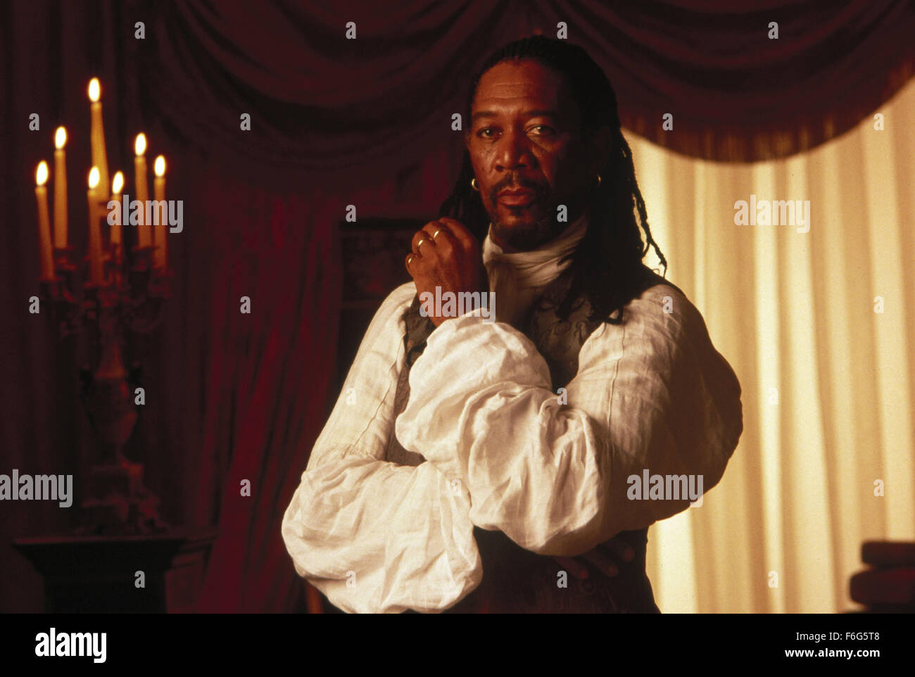 Jun 14, 1996; , Cornwall, UK; Actor MORGAN FREEMAN as Hibble in the Pen ...