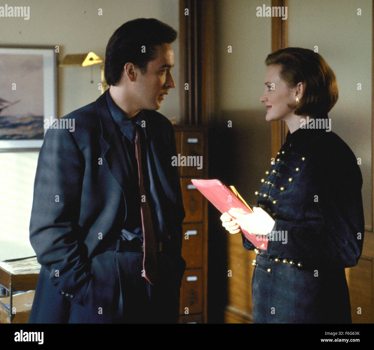 Mar 11, 1997; Los Angeles, CA, USA; Actor JOHN CUSACK as Martin Q.Blank ...