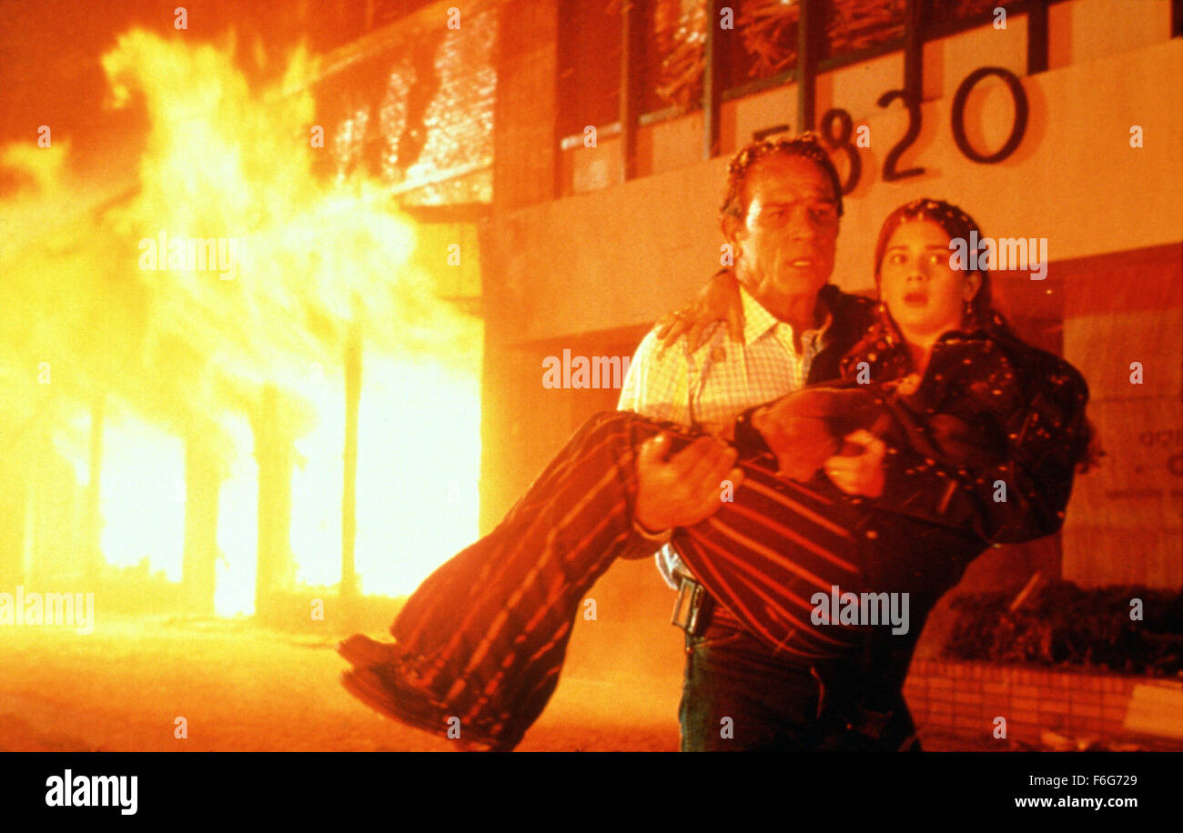 Apr 25, 1997; Hollywood, CA, USA; TOMMY LEE JONES as Mike Roark and ...