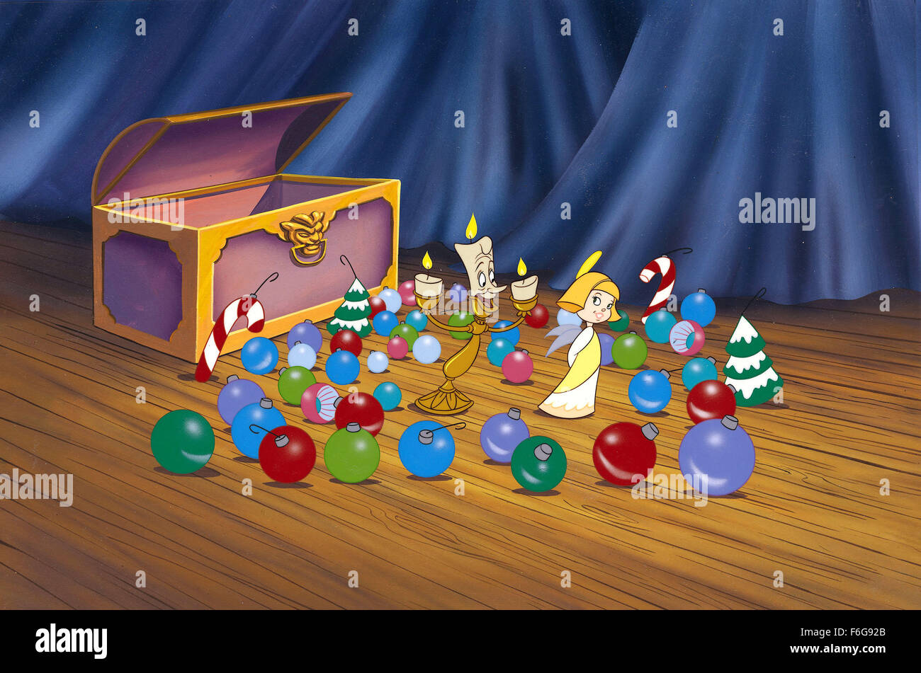 Nov 11, 1997; Los Angeles, CA, USA; Scene from the animated family ...